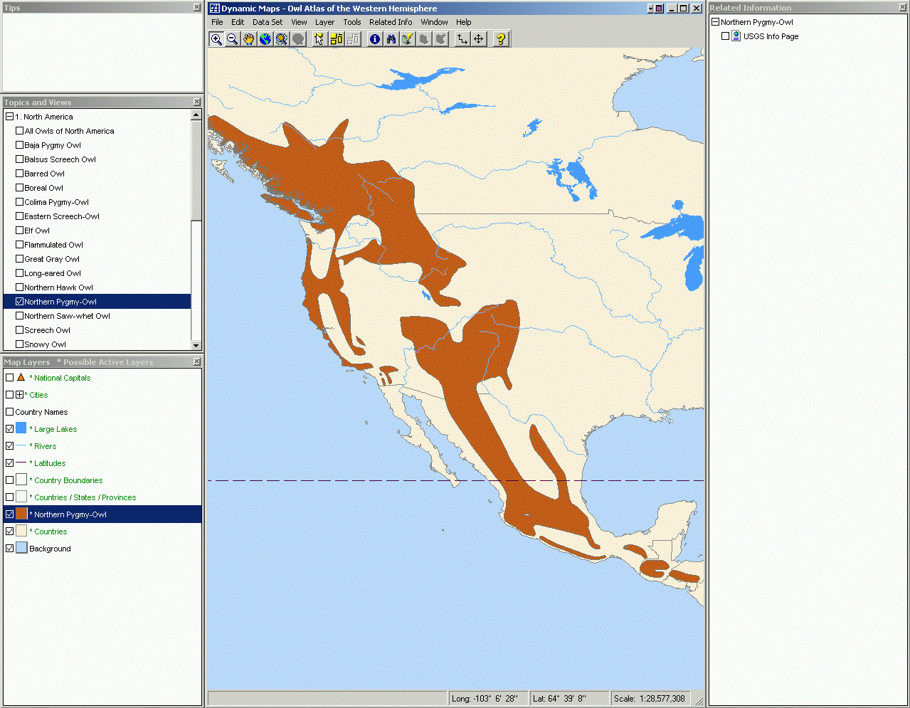 Owls of the Western Hemisphere Atlas